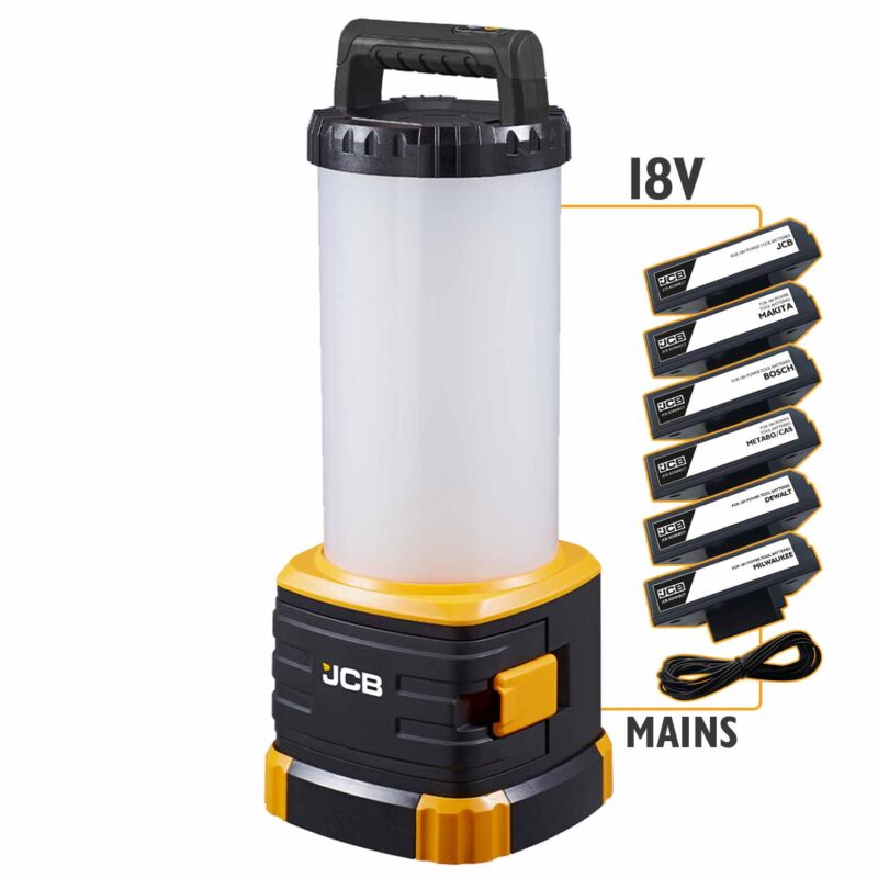 JCB 360° AREA LIGHT – HYBRID POWER, 7200 LUMENS